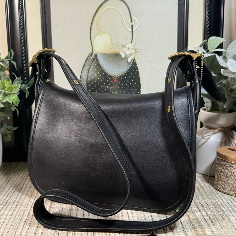 Vintage Coach Black Patricia’s Legacy Bag 9951 - Gem
